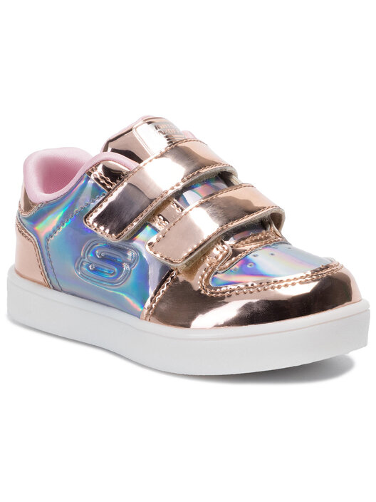 Sneakersy Skechers Lil Metallics 10953N/RSGD Złoty | eobuwie.com.pl