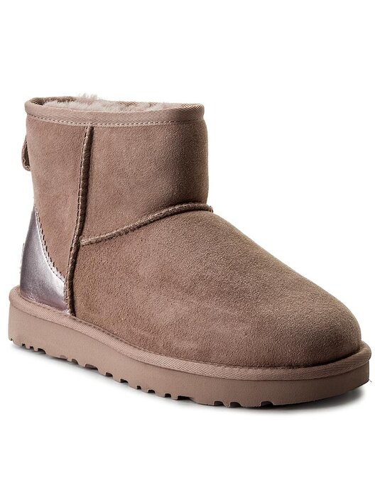 Cizme de zăpadă Ugg W Classic Mini II Metallic 1019029 Roz | epantofi.ro