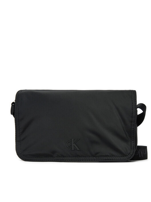 Geantă crossover Calvin Klein Jeans Over Webbing K50K512566 Negru ...