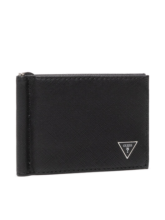 Portafoglio Guess Certosa Bfld Money Clip W Zp SMCRTS LEA69 Nero ...