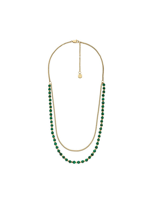 Collana Fossil All Stacked Up JA7246710 Oro | escarpe.it