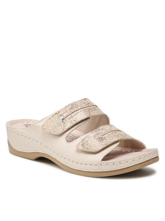 Klapki Go Soft WS010902-01 Beżowy | eobuwie.com.pl