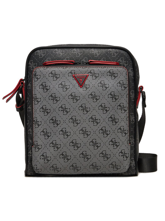 Geantă crossover Guess Milano - 4G Reverse HMMILR P4360 Gri | epantofi.ro