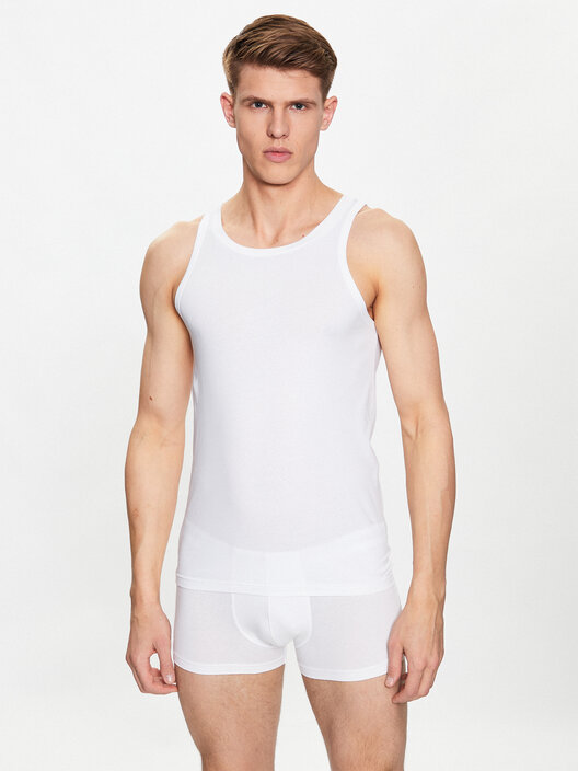 HOM Tank-Top 401332 Weiß Regular Fit | eschuhe.de