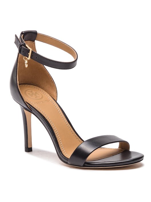 Sandalias Tory Burch Ellie 85mm Ankle-Strap 49348 Negro | zapatos.es