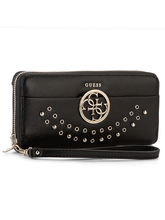Голям дамски портфейл Guess Devyn (SC) Slg SWSC64 21460 Черен | obuvki.bg