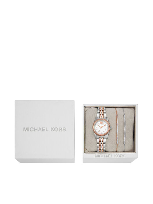Σετ Ρολόι & Βραχιόλι Michael Kors Lexington MK4817SET Λευκό | epapoutsia.gr
