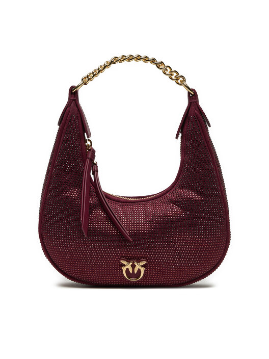 Τσάντα PINKO Brioche Hobo Mini AI 24-25 PLTT 101433 A159 Μπορντό ...