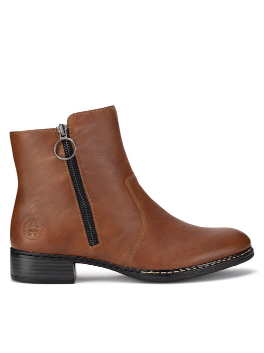 Botki Rieker 73450-22 Brązowy | eobuwie.com.pl