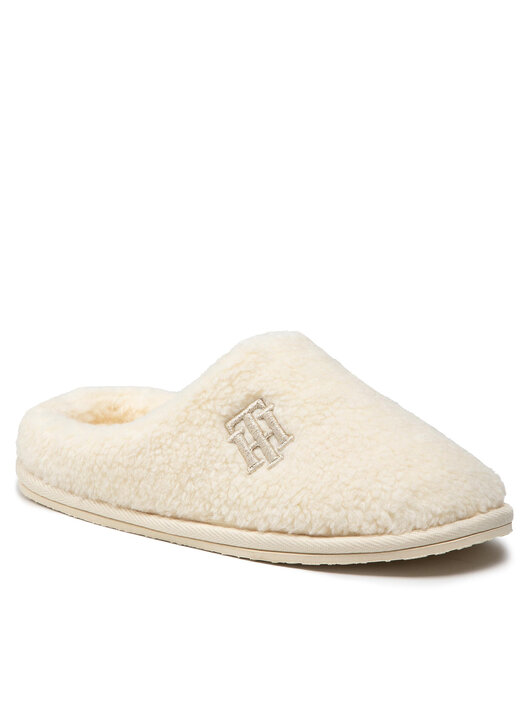 Papuci de casă Tommy Hilfiger FW0FW06137 Bej | epantofi.ro