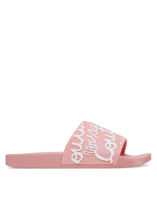 Şlapi Versace Jeans Couture 78VA3SQ1 Roz | epantofi.ro