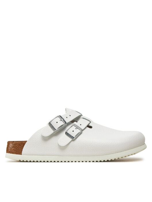 Pantoletten Birkenstock Kay Sl Sfb Le 1018228 Weiß | eschuhe.de