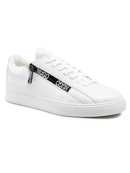Sneakersy Hugo Deva Lace Up 50452980 10195704 01 Biały | eobuwie.com.pl