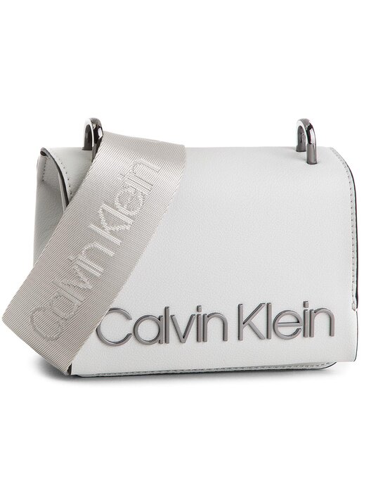 Kabelka Calvin Klein Ck Candy Small Cross K60K604304 Šedá | eobuv.cz