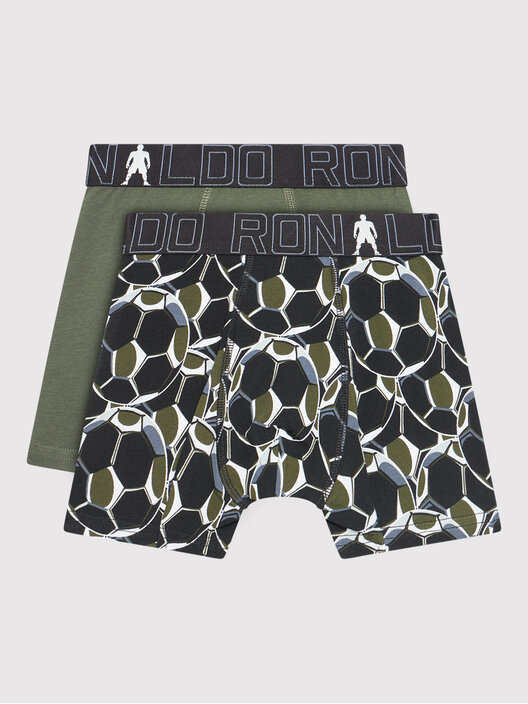Cristiano Ronaldo CR7 Set di 2 boxer Trunk 2-Pack 8400-51-565 Verde ...