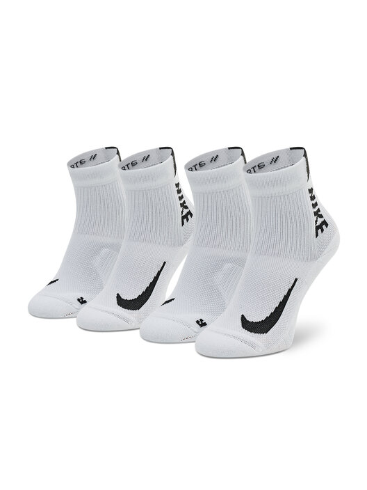 Skarpety długie Nike SX7556 100 Biały | eobuwie.com.pl