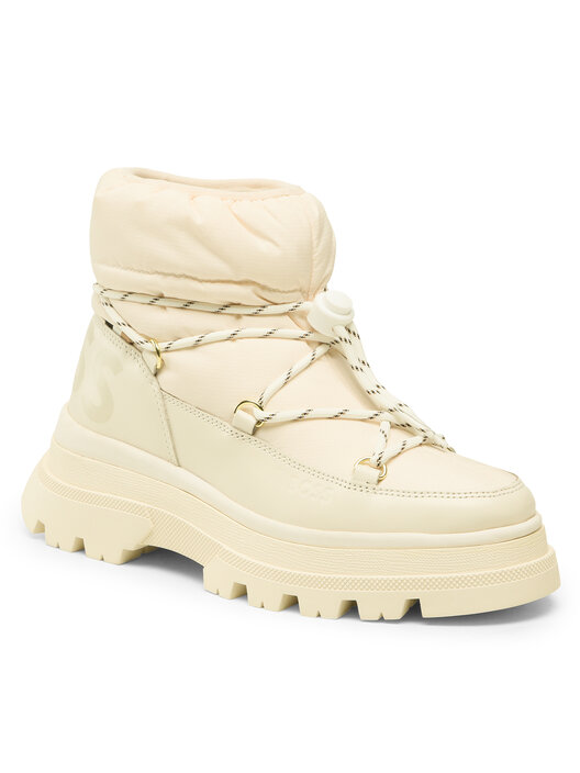 Stiefeletten Boss Foster 50481054 10235244 01 Beige | eschuhe.de