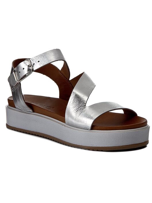 Sandały Inuovo 7320 Srebrny | eobuwie.com.pl