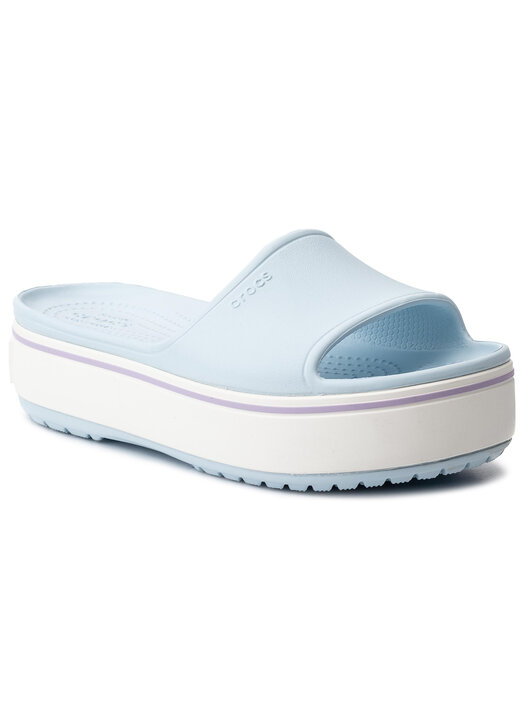 Şlapi Crocs Crocband Platform Slide 205631 Albastru | epantofi.ro