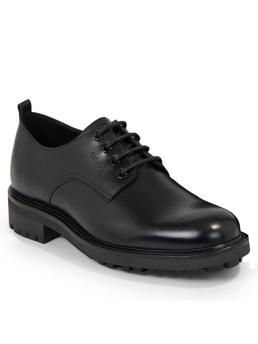 Pantofi Calvin Klein Derby HM0HM01230 Negru | epantofi.ro