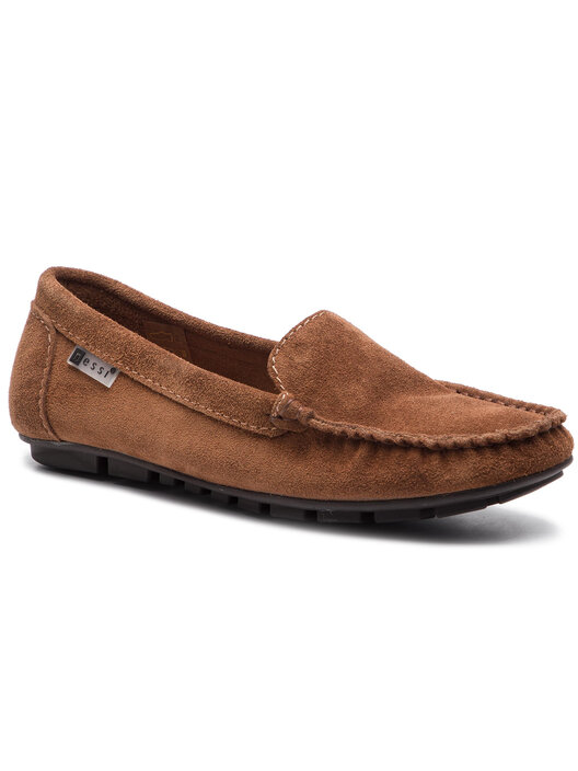 Μοκασίνια Nessi 17130 Καφέ | epapoutsia.gr