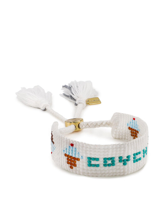 Bransoletka Coach Ice Cream Bead Brc C9683 Biały | eobuwie.com.pl