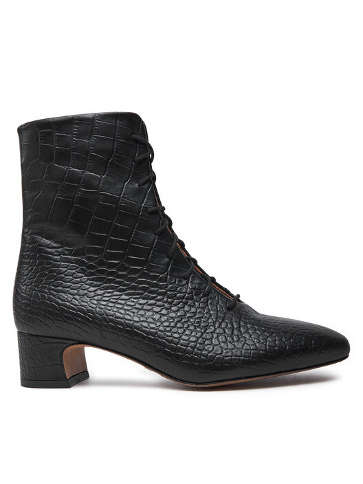 Botine Balagan BALAGAN-VICTORIA CZARNY WZÓR KROKODYLA Negru | epantofi.ro