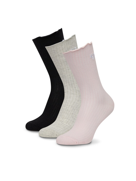 Șosete lungi Roxy AS_ROXY_01W_SS25 (3-PACK) Roz | epantofi.ro