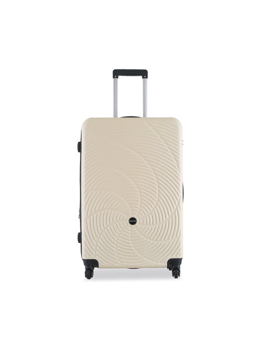 Walizka duża Semi Line T5747-3 Écru | eobuwie.com.pl