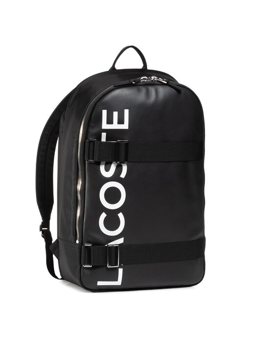 Batoh Lacoste Square Backpack NH3117IA Černá | eobuv.cz
