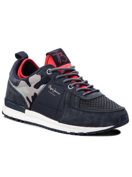 Sneakersy Pepe Jeans Tinker Pro-70 PMS30488 Granatowy | eobuwie.com.pl