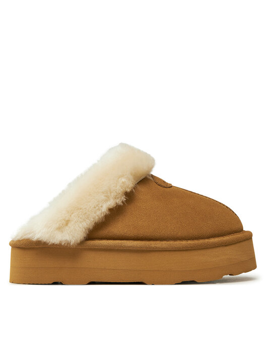 Papuci de casă Bearpaw Retro Loki 2487W Bej | epantofi.ro