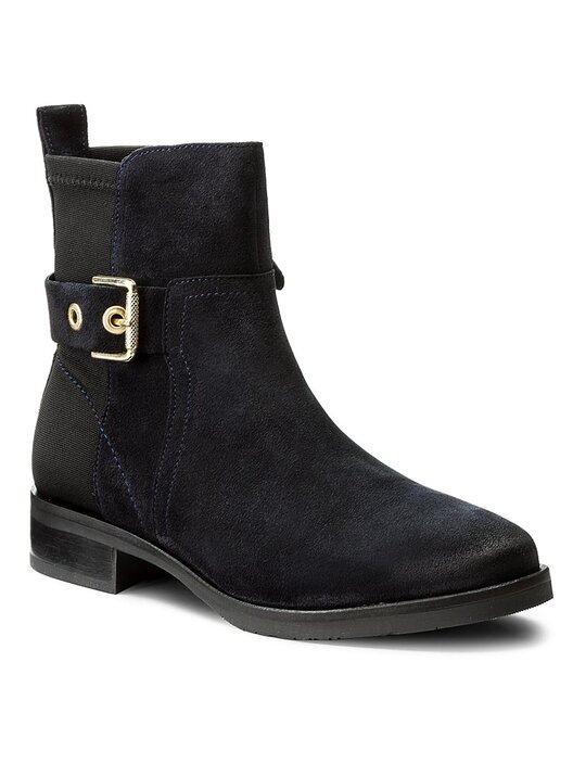 Botine Tommy Hilfiger Tessa 2C FW0FW01433 Bleumarin | epantofi.ro