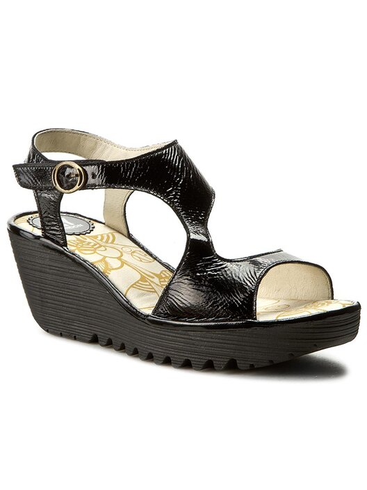 Sandale Fly London Yanca P500569026 Negru | epantofi.ro