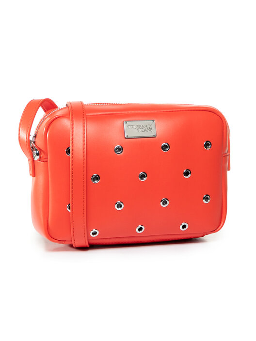 Дамска чанта Trussardi Emma Camera Bag 75B00876 Червен | obuvki.bg