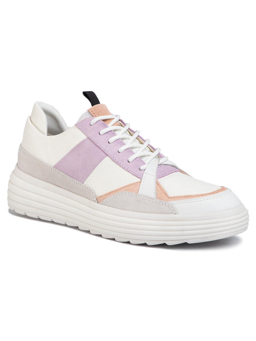 Sneakersy Geox D Phaolae B D02FDB 00422 C1352 Biały | eobuwie.com.pl
