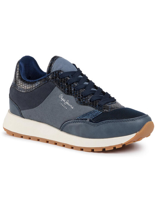 Sneakersy Pepe Jeans Dean Mon PLS30885 Granatowy | eobuwie.com.pl