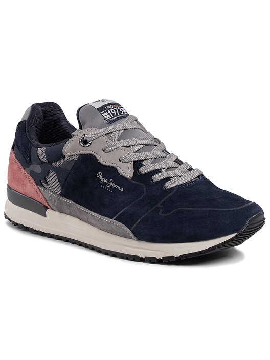Sneakersy Pepe Jeans Tinker Pro Racer PMS30583 Granatowy | eobuwie.com.pl