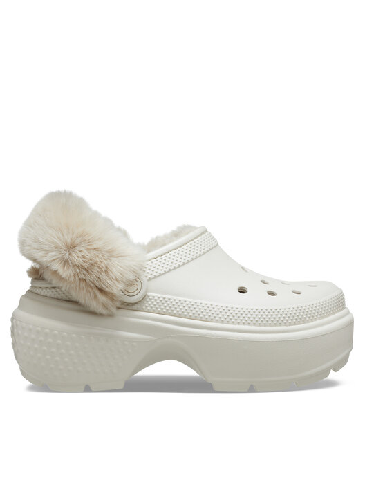 Παντόφλες Crocs Stomp Lined Clog 208547 Μπεζ | epapoutsia.gr
