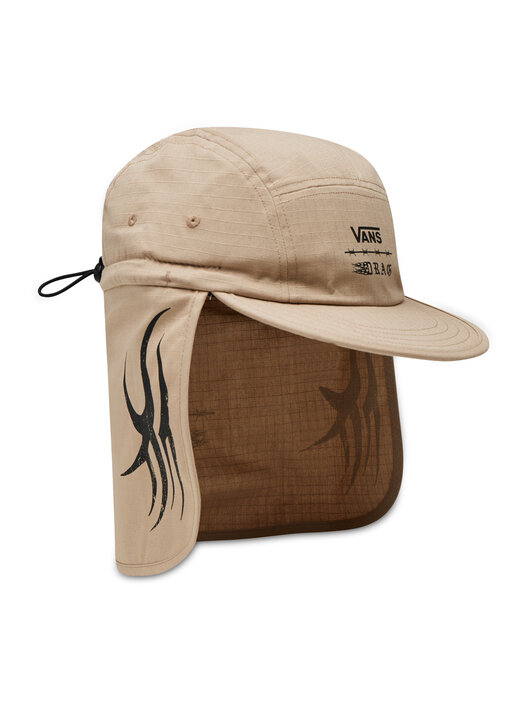 Șapcă Vans Vans X Drag Flap Hat VN0A4TQNKHK1 Bej | epantofi.ro