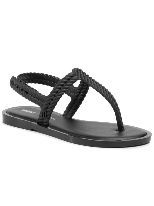 Sandały Melissa Flash Sandal + Salinas 32630 Czarny | eobuwie.com.pl