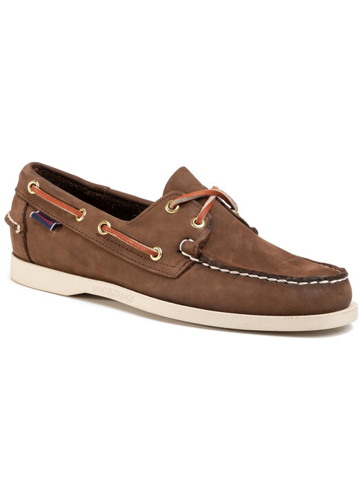 Μοκασίνια Sebago Docksides Portland Nubuck 7000GA0 Καφέ | epapoutsia.gr