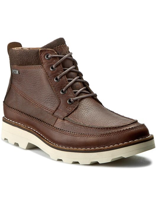 Kozaki Clarks Korik Rise GTX GORE-TEX 261206847 Brązowy | eobuwie.com.pl
