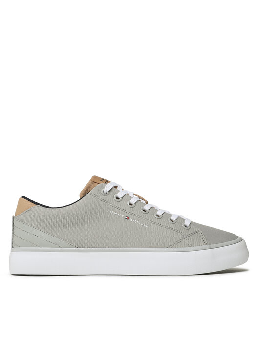 Grey tommy hilfiger trainers store