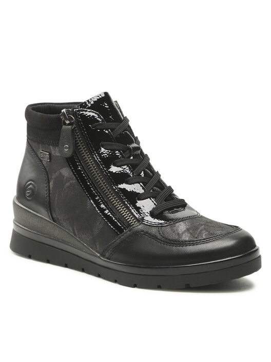 Trzewiki Remonte R0770-05 Czarny | eobuwie.com.pl