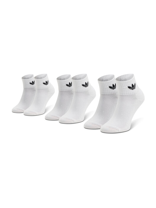 Lange Socken adidas Mid-Cut Crew FT8529 Weiß | eschuhe.de
