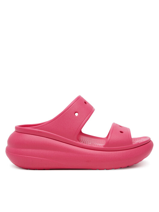 Παντόφλες Crocs Classic Crush Sandal 207670 Ροζ | epapoutsia.gr