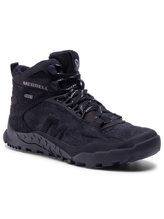 Trekkingi Merrell Annex Trak V Mid Wp J16999 Czarny | eobuwie.com.pl