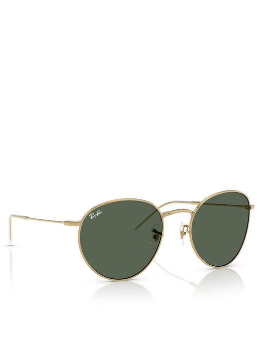 Okulary przeciwsłoneczne Ray-Ban Round Reverse 0RBR0103S 001/VR55 Złoty ...