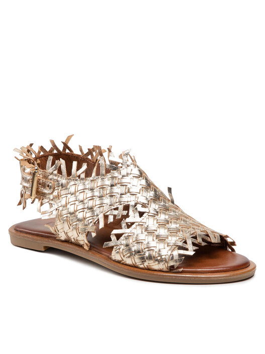 Sandały Inuovo 759007 Złoty | eobuwie.com.pl